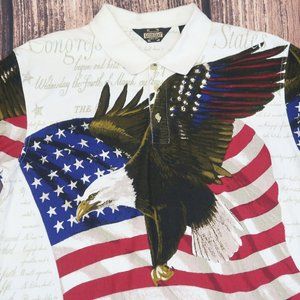 Guide Gear | Shirts | Guide Gear Polo Shirt Mens Red White Blue ...